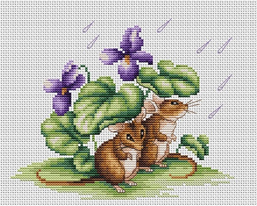 Mice Counted Cross Stitch Kit By Luca S - MariesCrossStitch.co.uk