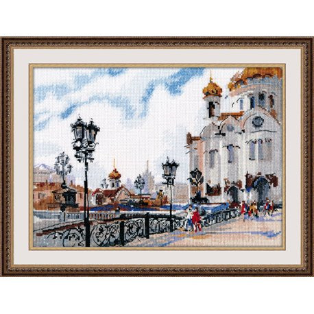 On the Bridge Cross Stitch Kit by Oven - MariesCrossStitch.co.uk
