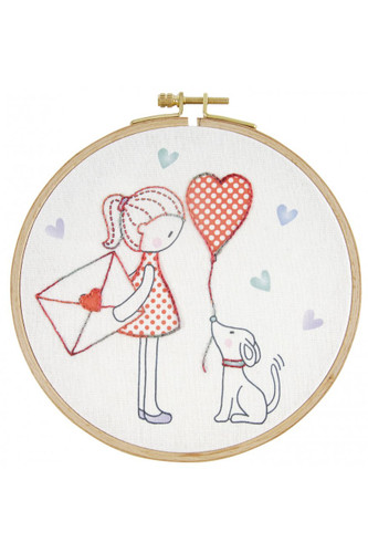 LOVE LETTER JUNIOR EMBROIDERY KIT - MariesCrossStitch.co.uk