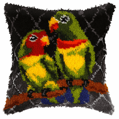 Parrots Latch Hook Kit By Orchidea - MariesCrossStitch.co.uk