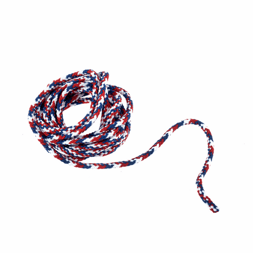 1m x 4mm: Red, White & Blue Polycord - MariesCrossStitch.co.uk