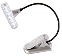 Silver Hammer Head Light with 6 LED Lights - MariesCrossStitch.co.uk