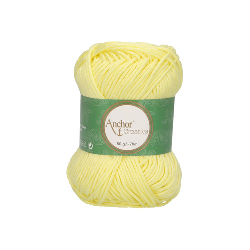 Creativa Fino: 8 Ply: 50g: Ball by Anchor Colour 0100 ...