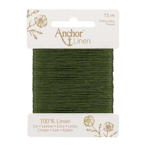 Linen Embroidery Thread 15m Leaf - MariesCrossStitch.co.uk