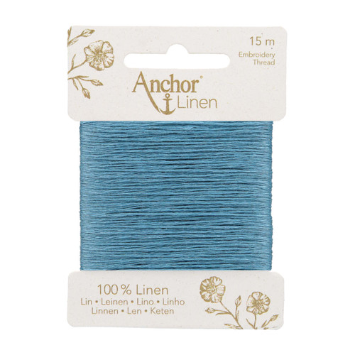 Linen Embroidery Thread 15m Teal - MariesCrossStitch.co.uk