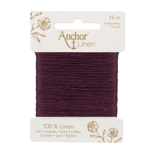 Linen Embroidery Thread 15m Blackberry - MariesCrossStitch.co.uk