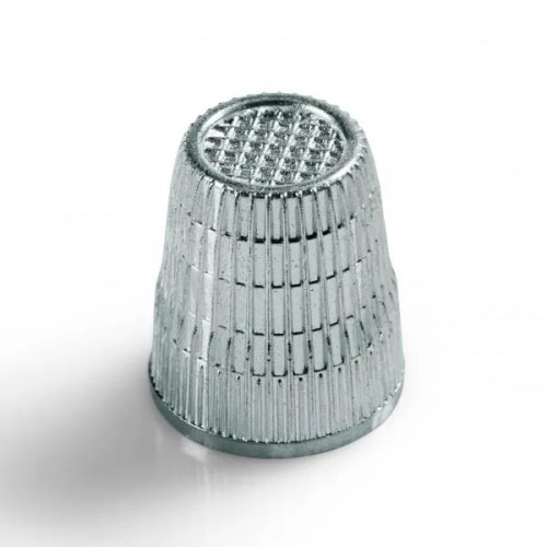 Thimble zinc die-cast 14mm silver x 1pc - MariesCrossStitch.co.uk