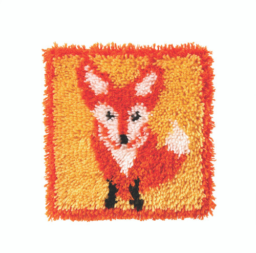 Little Fox Latch Hook Rug Kit By Canon - MariesCrossStitch.co.uk