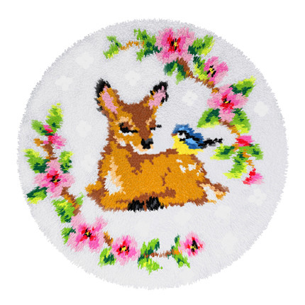 Doe Latch Hook Rug Kit by Orchidea - MariesCrossStitch.co.uk