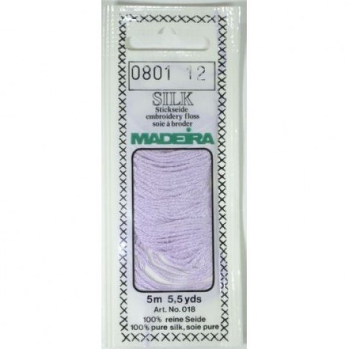 Madeira Silk Embroidery Thread 5M: 0801 - MariesCrossStitch.co.uk