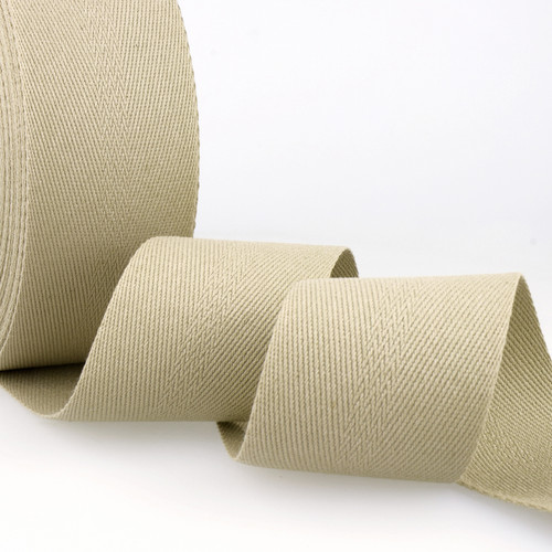 Trim: Webbing: 1m x 50mm: Linen White - MariesCrossStitch.co.uk