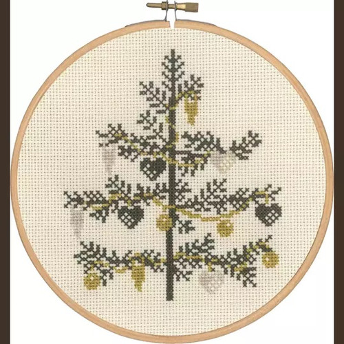 Decorated Tree Counted Cross Stitch Kit by Permin - MariesCrossStitch.co.uk