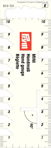 Mini Hand Gauge by Prym - MariesCrossStitch.co.uk Mini Hand Gauge by Prym - MariesCrossStitch.co.uk