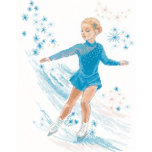 Figure Skating Counted Cross Stitch Kit By Riolis - MariesCrossStitch.co.uk