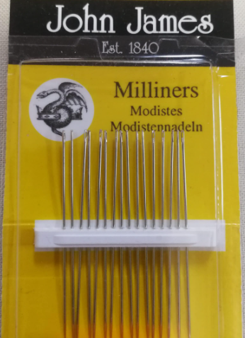 John James Milliners Needles size 7 - pack of 16 - MariesCrossStitch.co.uk