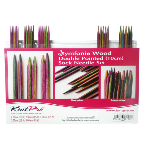 Knitting Pins: Double-Ended: Set of 5: Symfonie: Sock Pin Kit: 10cm x ...