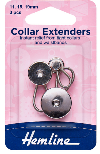 3 piece Assorted Size Metal Collar Expanders by Hemline ...