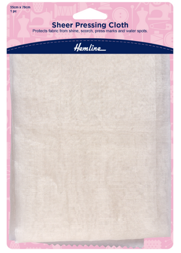 Sheer Pressing Cloth by Hemline - MariesCrossStitch.co.uk