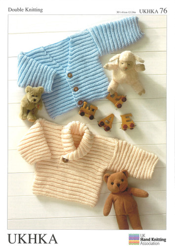 Pattern: Double Knitting: Sweater and Cardigan - MariesCrossStitch.co.uk