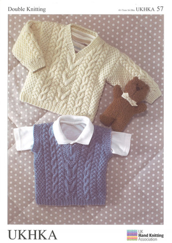 Pattern: Double Knitting: Sweater and Slipover - MariesCrossStitch.co.uk