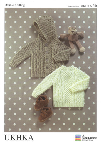 Pattern: Double Knitting: Sweater and Jacket with Hood ...