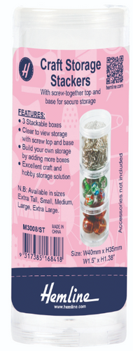 Standard Size Craft Storage Stackers Set of 3 - MariesCrossStitch.co.uk