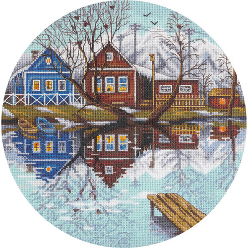 Early spring Cross Stitch Kit by Panna - MariesCrossStitch.co.uk