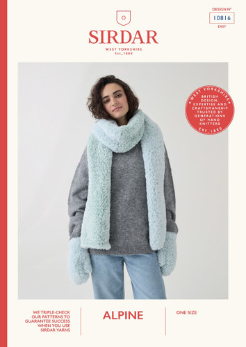 Alpine Furry Hat and Mittens pattern By Sirdar - MariesCrossStitch.co.uk