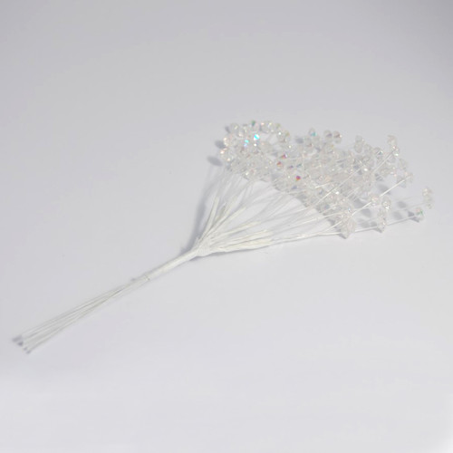 Pick: Crystal Bunch: 5mm: Pack of 12: White by Occasions ...