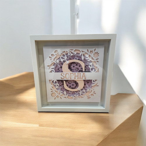 Customisable 3D Monogram Shadow Box by Merry Maker Crafts ...