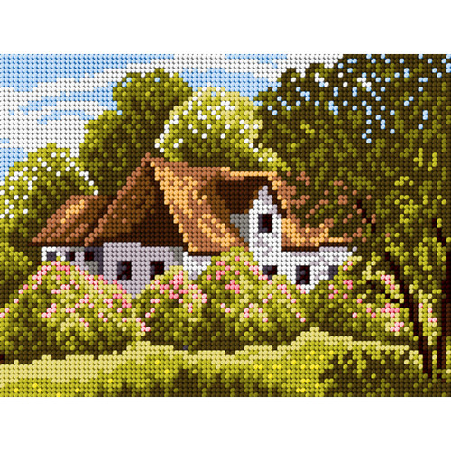 Cottage Tapestry Canvas Only By Orchidea - MariesCrossStitch.co.uk