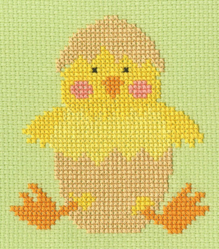 Easter - Chick Cross Stitch Kit by Bothy Threads - MariesCrossStitch.co.uk