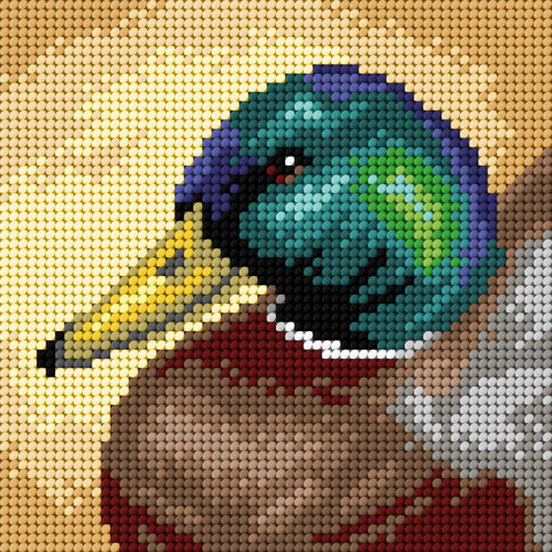 Mallard Duck Tapestry Canvas Only By Orchidea - MariesCrossStitch.co.uk