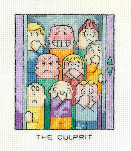 The Culprit Cross Stitch Kit by Peter Underhill - MariesCrossStitch.co.uk