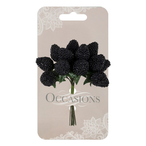 Blackberry: 12 Berries per Bunch by Occasions - MariesCrossStitch.co.uk