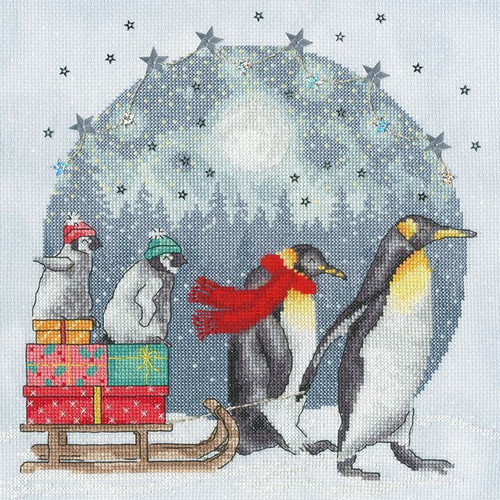 Winter Waddle Counted Cross Stitch Kit by Bothy Threads ...