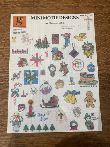 Mini Motif Design for Christmas Vol. II Cross Stitch Chart Booklet by ...