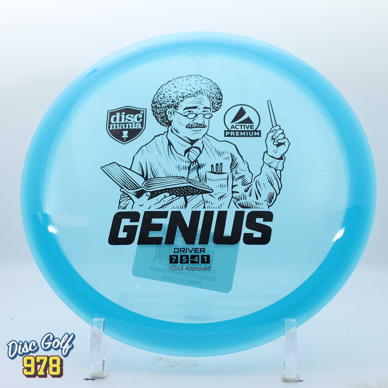Disc Golf Discs Discmania Genius Active Premium Blue-Black D 173.7g