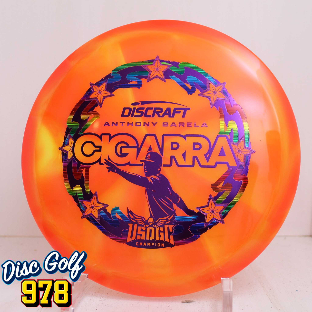 Discraft Cigarra Z Swirl Antony Barela 2025 USDGC 175.6g Orange E ...