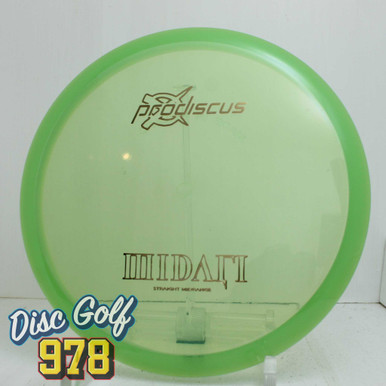Prodiscus MIDARi Premium Green-Gold 169.5g B - Disc Golf 978