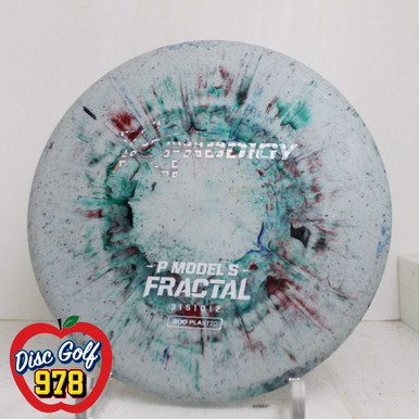 Prodigy P Model S 300 Fractal 172.2g Grayish Green/Red - Disc Golf 978