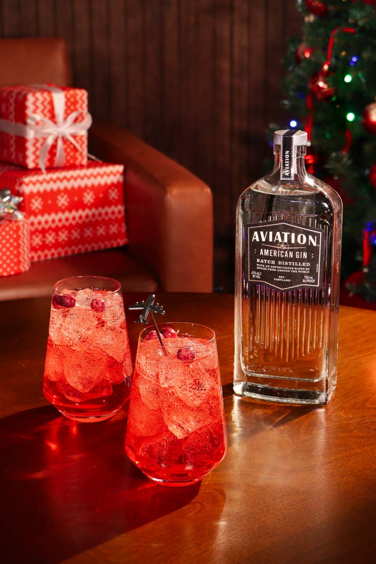 Aviation American Gin Spritzmas Negroni