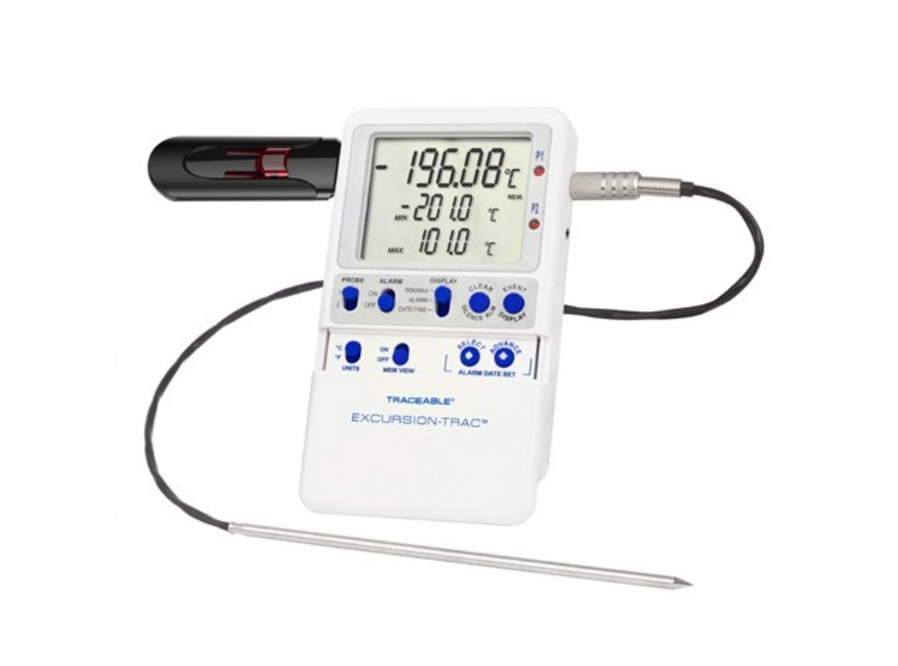 Traceable® Excursion-Trac™ Datalogging Liquid Nitrogen Thermometer