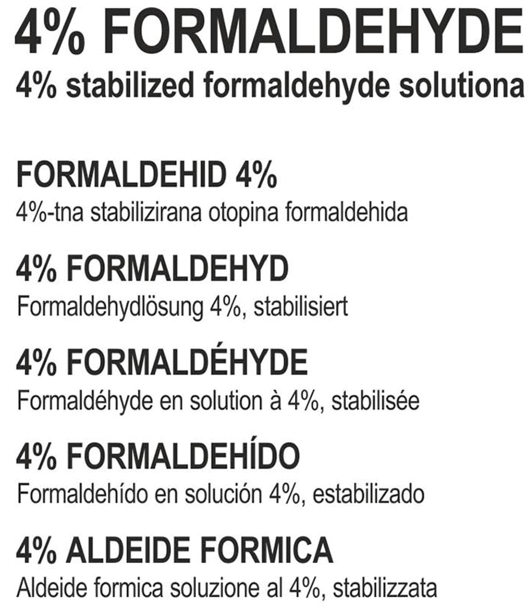 Formaline –Formaldehyde 4% 5 liter