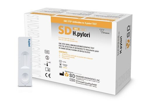 SD BIOLINE H.pylori | 04FK10/04FK11 | ABBOTT | Standard Diagnostics, Inc.