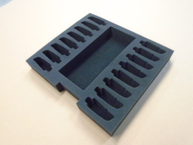 Custom 2-RU Foam Insert for 16-Pack Sennheiser G4 Wireless IEM Belt ...