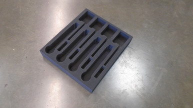 Custom 2-RU Foam Insert for Quad Shure ULXD Wireless Microphone Kit