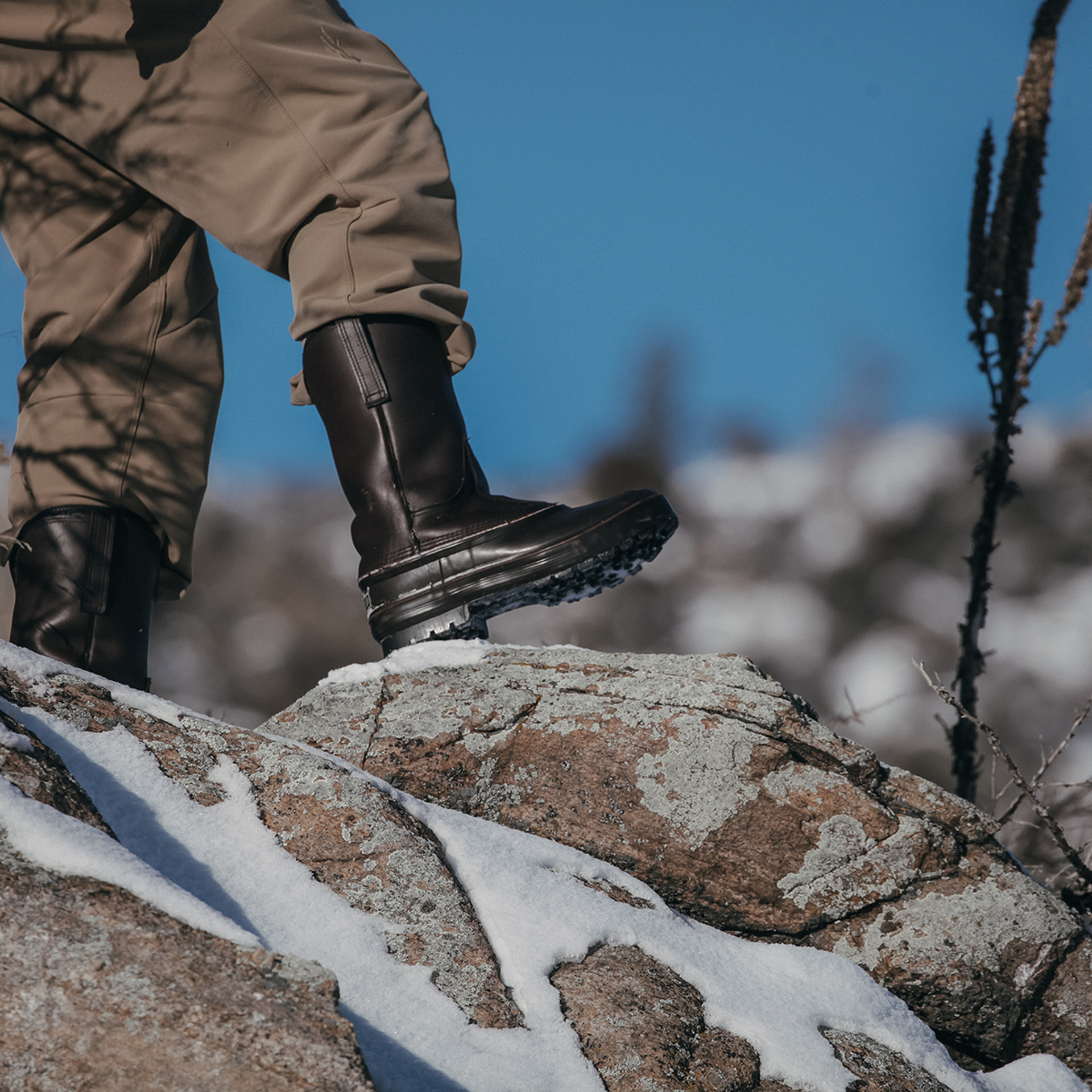 Hunter Pull On Boot | Schnee's Easy-On Cold-Weather Hunting Boot