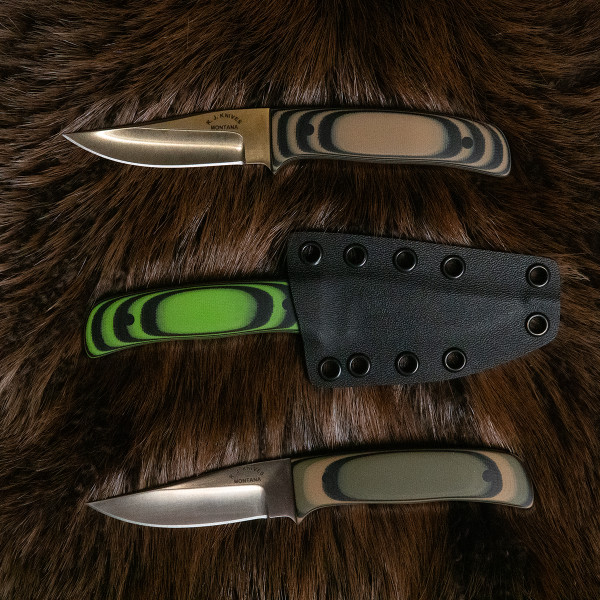 RJ Knives Rogue Knife - Pine | Handcrafted Montana Quality
