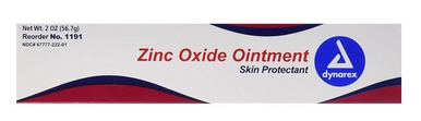 1191 - Zinc Oxide Skin Protectant Ointment 2 oz. tube